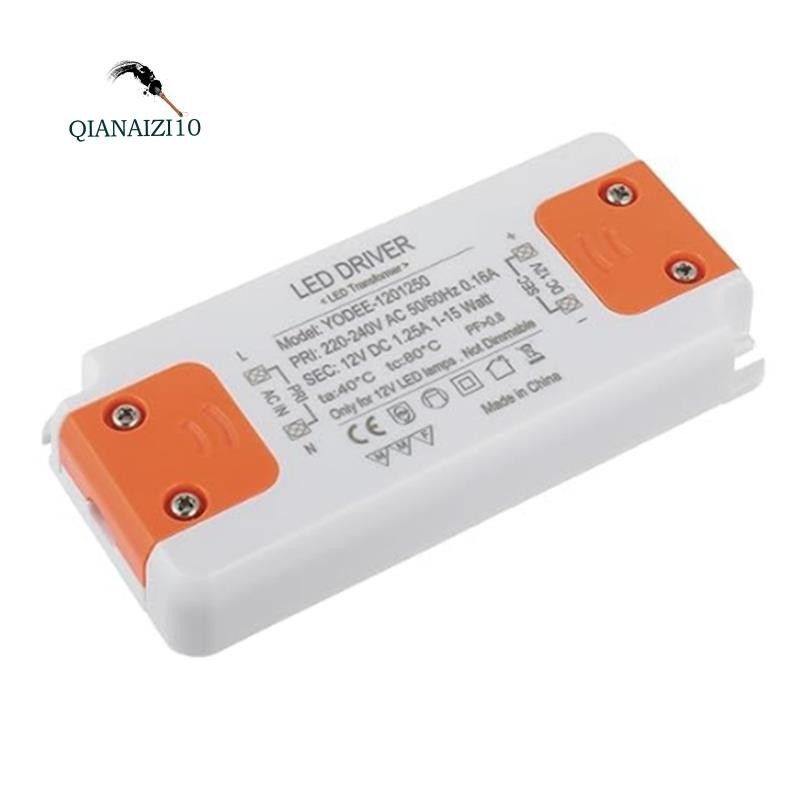 12V 15W LED Transformer LED Low Voltage Transformer No Noise As Shown ...