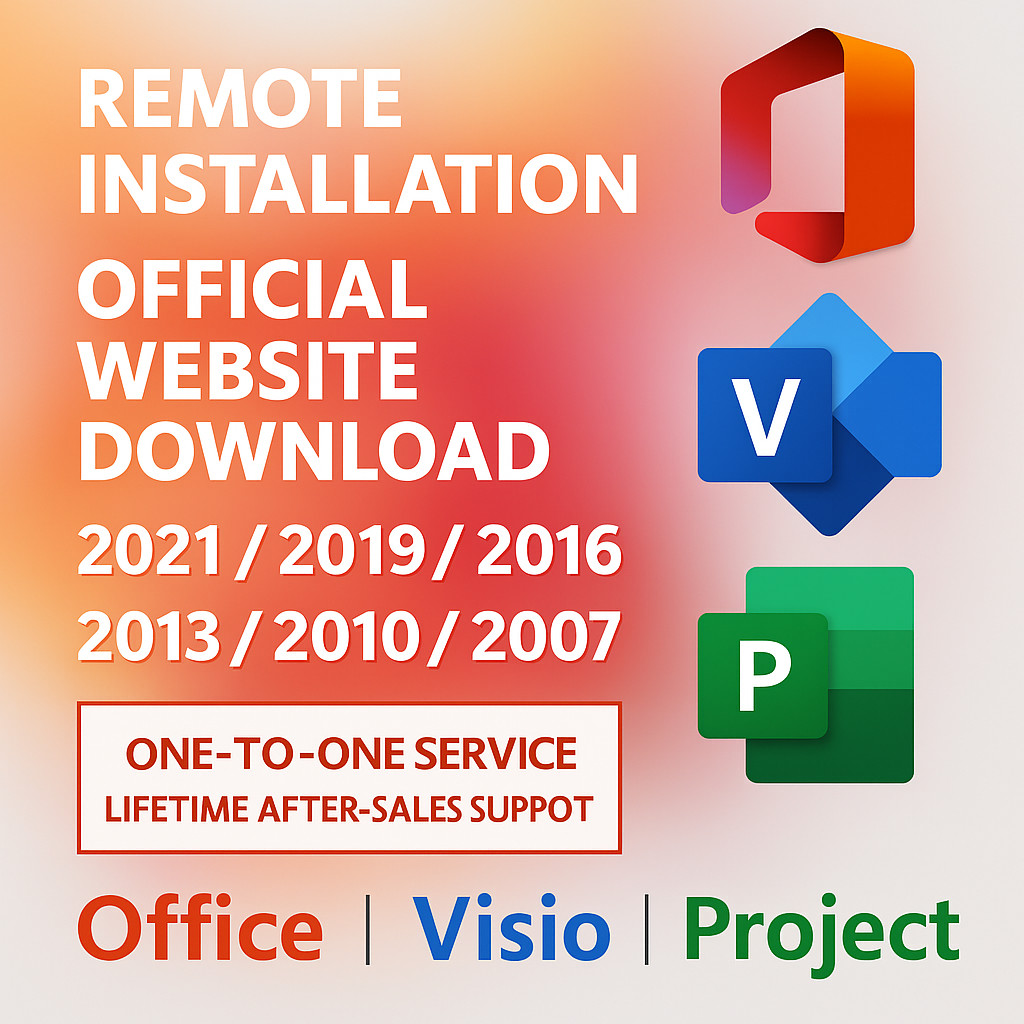 MS Project Pro Plus | Visio Pro Plus All Versions (2016–2024 ...
