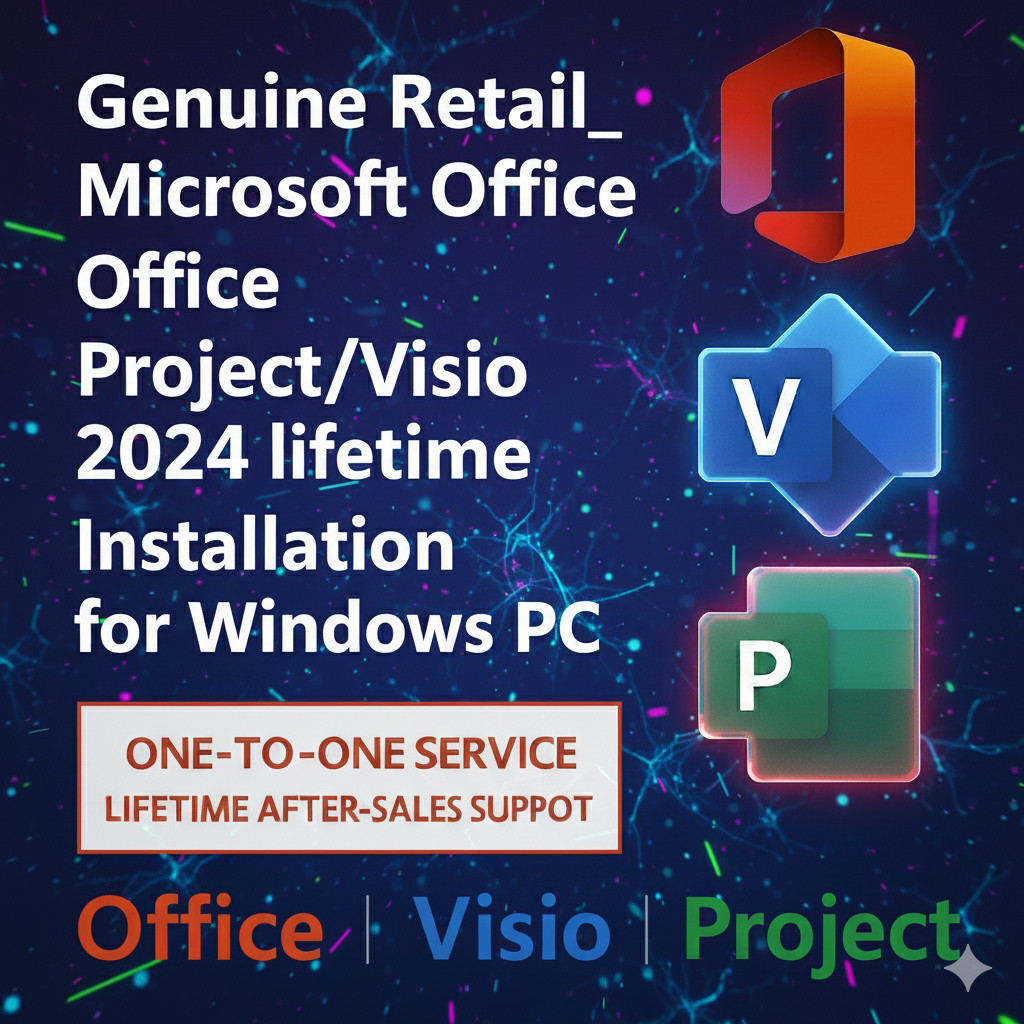 Genuine Retail_Microsoft Office Project/Visio 2024 lifetime Installation for Windows PC | Shopee ...