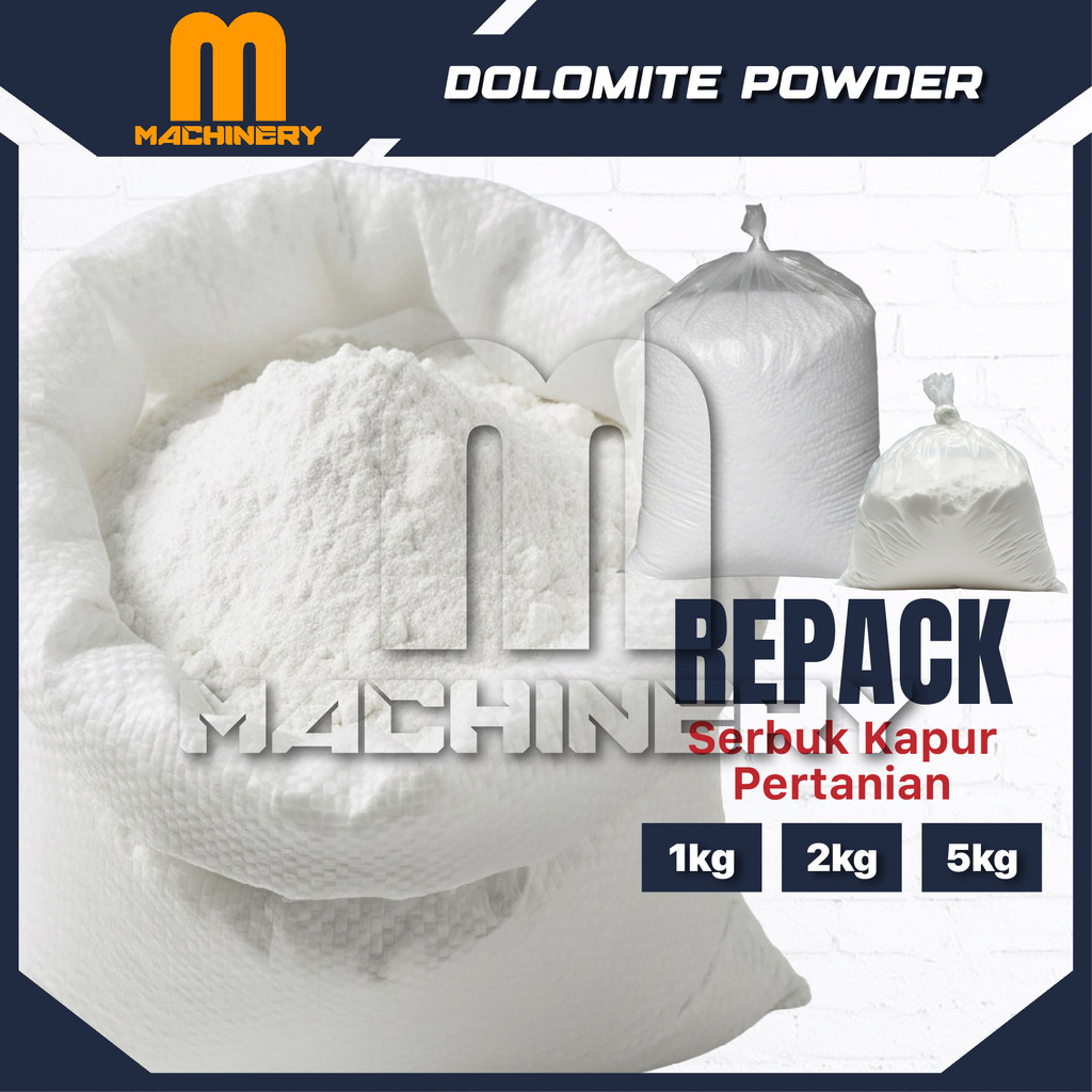 (REPACK) M.Machinery Dolomite Powder 1KG 2KG 5KG Magnesium Fertilizer ...