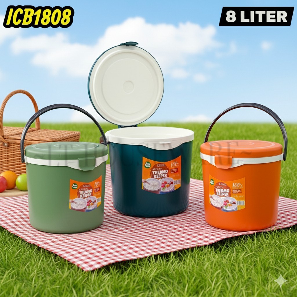 8 LITER PLUS NASI / ICE BUCKET / FOOD WARMER / FOOD KEEPER / BOCONG ...