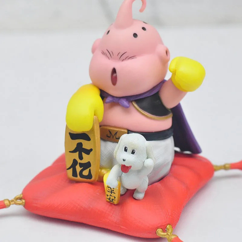 10cm Anime Dragon Ball Z Majin Buu Boo PVC Postur duduk Action Figure ...