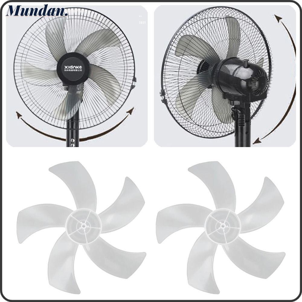 MUNDAN Five Blades Fan, 16 Inch Slow Noise Fan Blade, Big Wind Fan ...