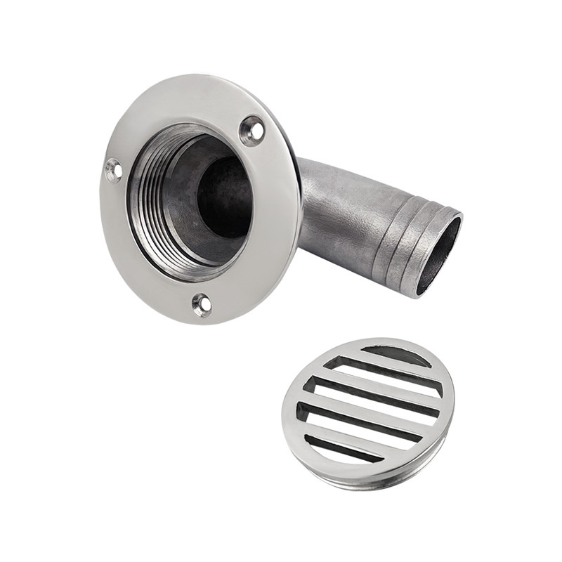 Stainless Steel Durable Deck Drain Cockpit Drain Scupper Plug Drainage ...