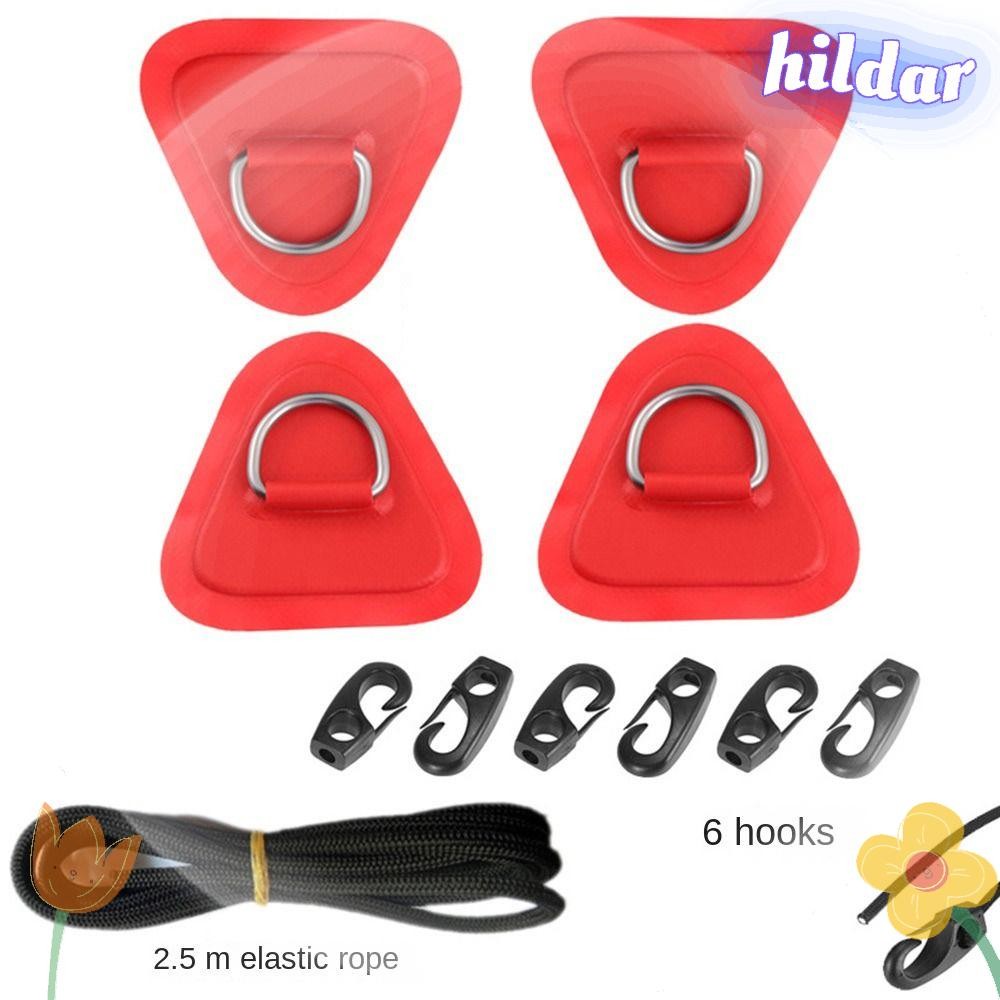 HILDAR Triangle D Ring Pad/Patch, Raft Dinghy Canoe Inflatable Boat ...