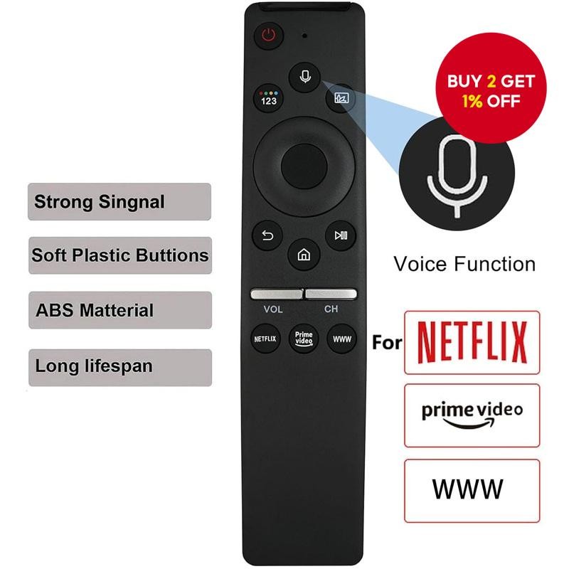 BN59-01312F Voice Replacement Remote Control for Samsung Crystal UHD 4K ...