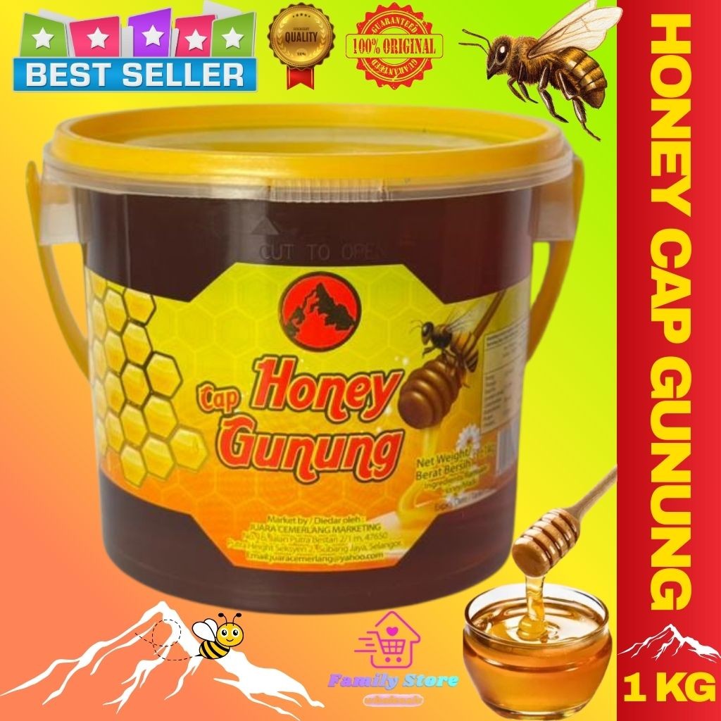 MADU HONEY CAP GUNUNG 1KG | Shopee Malaysia