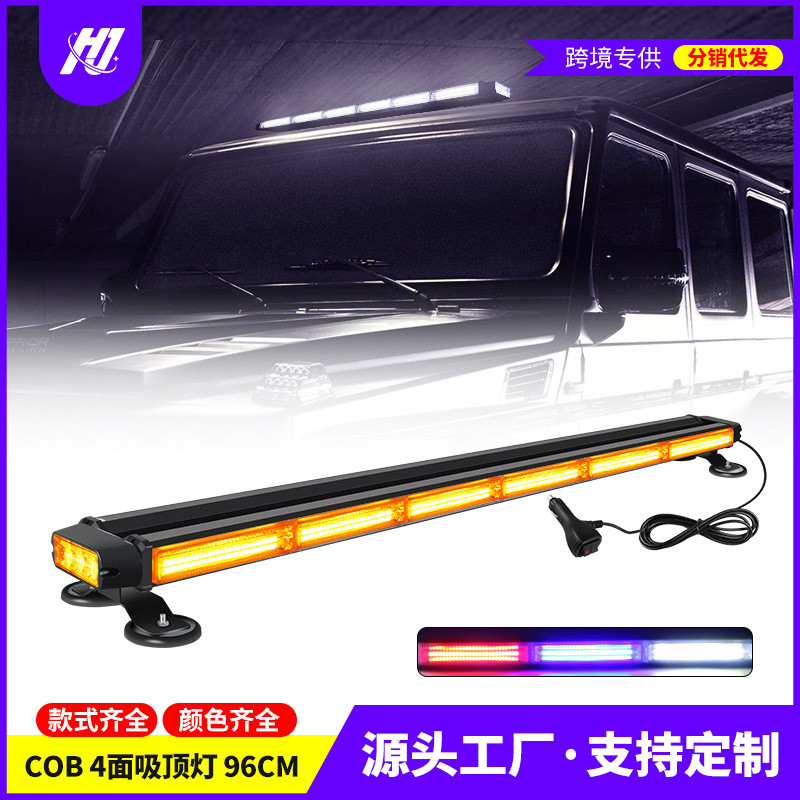 Lampu Siling Magnetik COB Lampu Bumbung Strob Lori Kereta Keselamatan ...