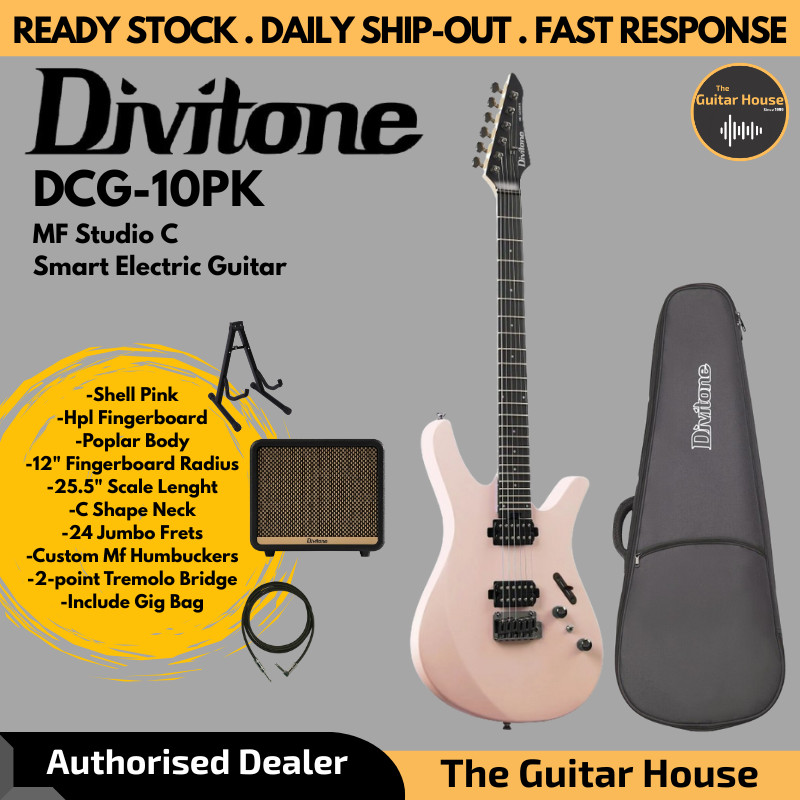 Divitone DCG-10 HH MF Studio C Smart Electric Guitar w/Amplifier - ( DCG10 DCG 10 ) | Shopee ...