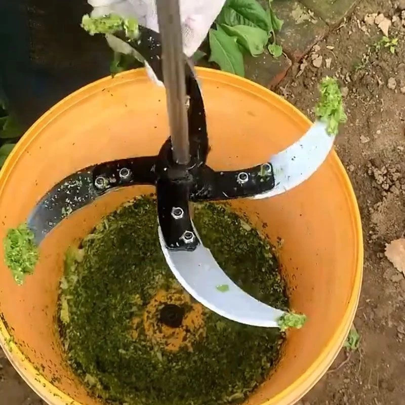 Household Breeding Chicken Duck Goose Pig Worker Making Lawn Chopper ...
