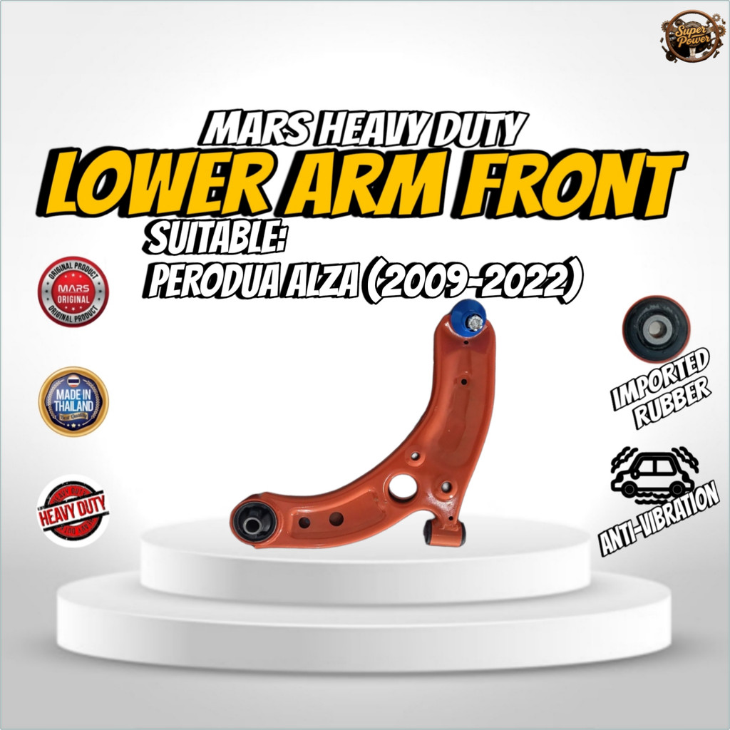 ORIGINAL MARS HEAVY DUTY ORANGE LOWER ARM FOR PERODUA ALZA | Shopee ...