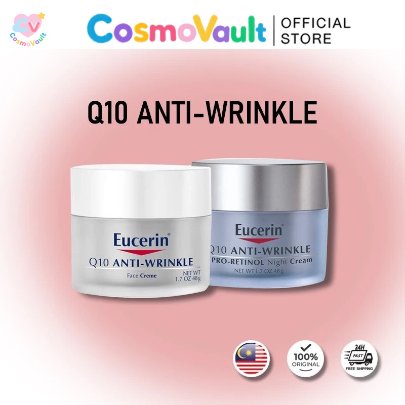 Eucerin Q10 Anti-Wrinkle Face Cream and Anti-Wrinkle | PRO-RETINOL ...