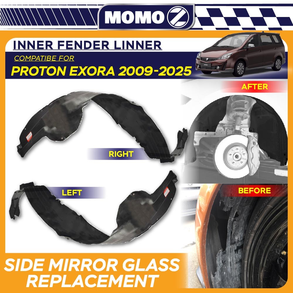 Car Proton Exora 2009 - 2025 Fender Liner Mudguard Inner Cover ...