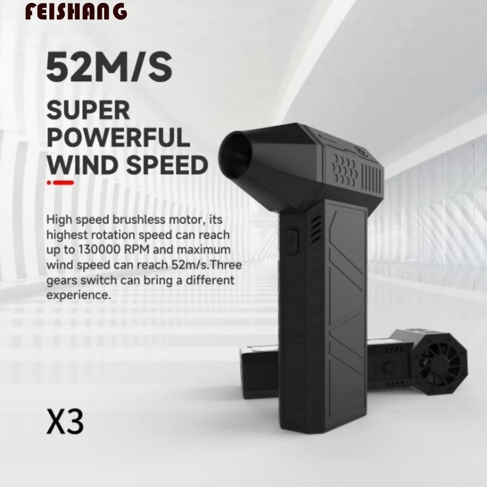 FEISHANG Violent Mini Turbo Jet Fan, Computer Keyboard Reusable Can ...