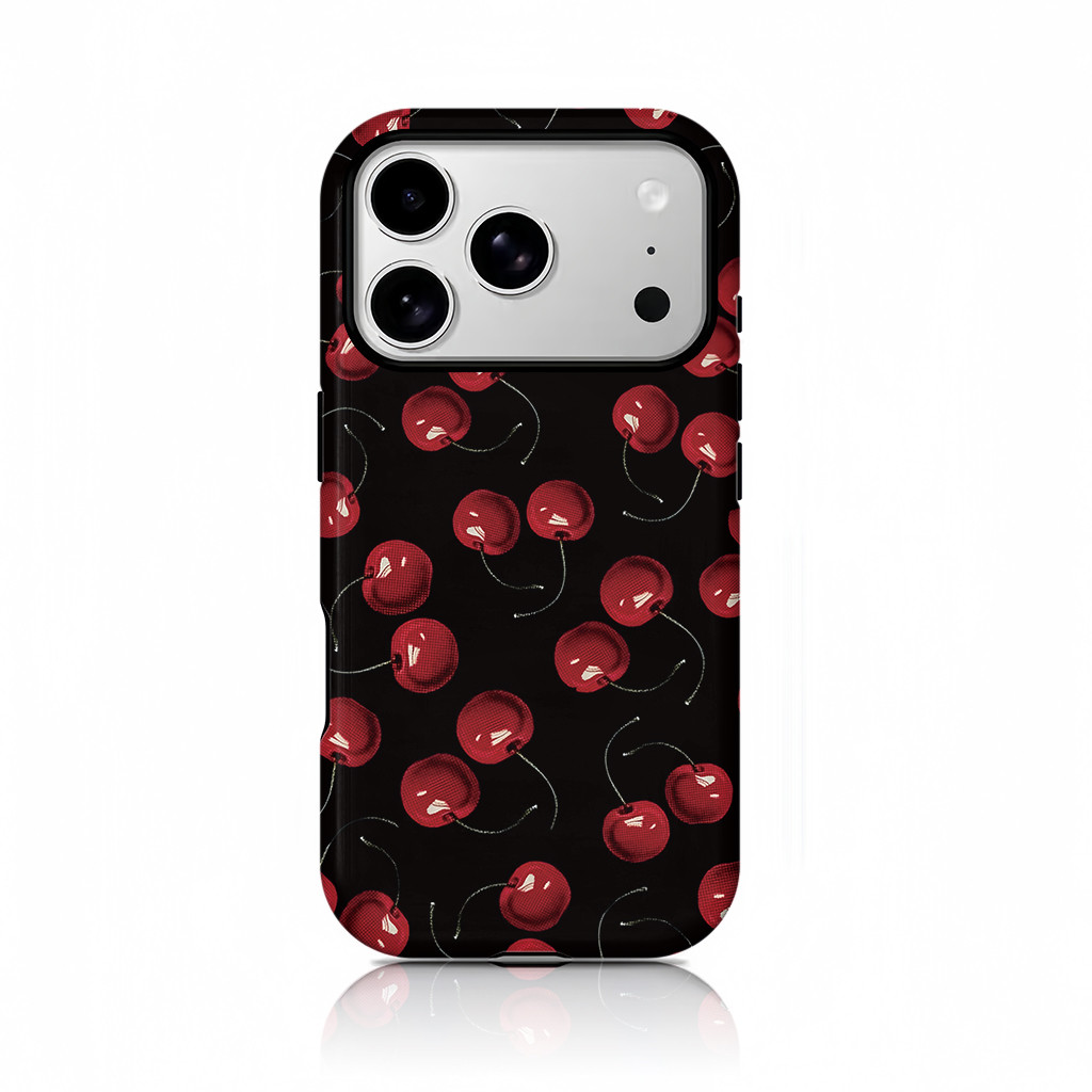 Red Cherry Phone Case for iPhone 17 16 15ProMax 14Pro 13 12 13mini ...