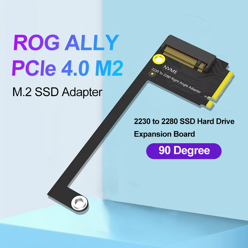 For Rog Ally Handheld Conversion 2230 to 2280 SSD Hard Drive Expansion ...