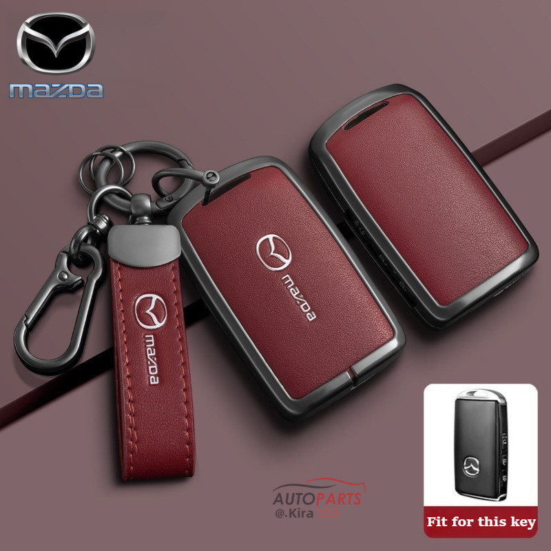 Zinc Alloy Remote Car Key Case Cover Comfortable Leather Shell For ...