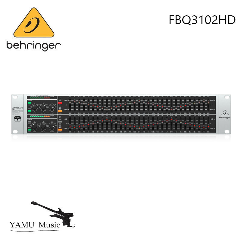 Behringer FBQ3102HD HighDefinition 31Band Stereo Graphic Equalizer with ...