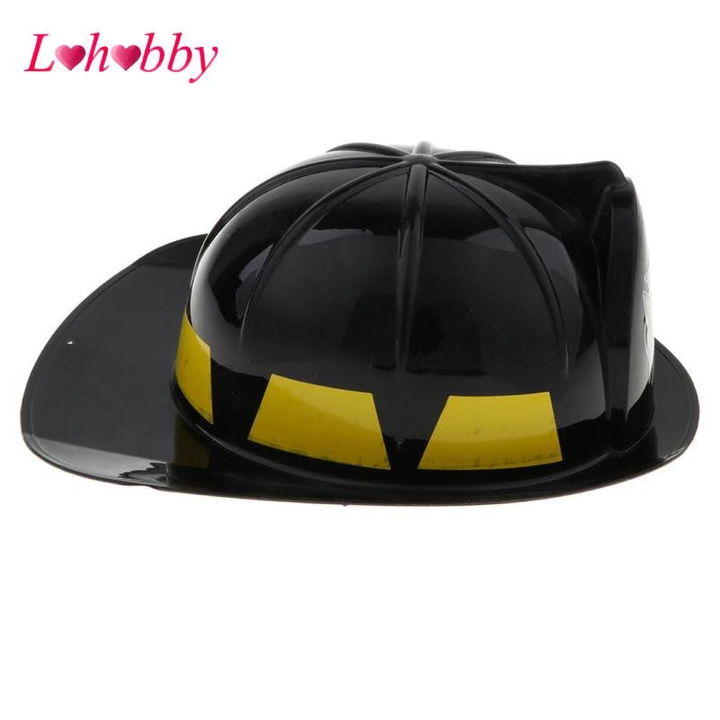 Lohobby Simulation Fireman Safety Helmet Firefighter Hat Kids Cospaly ...