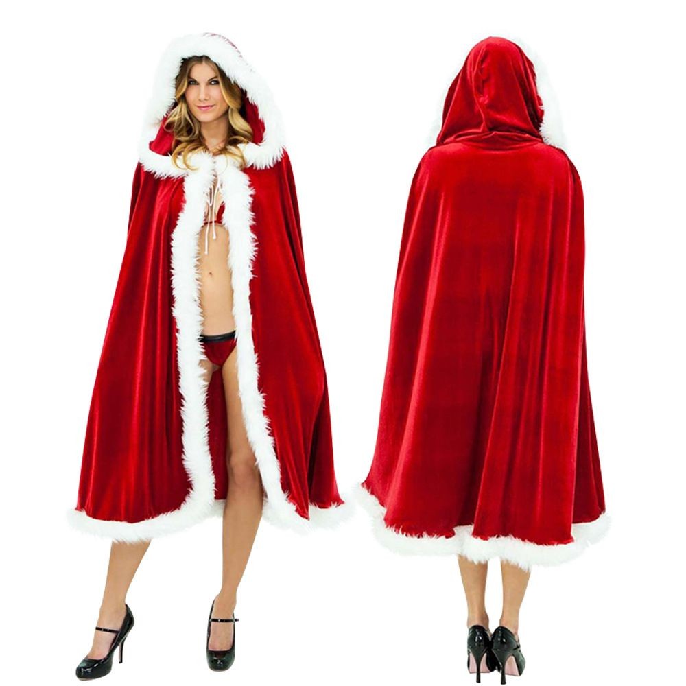 Christmas Costume Adult Christmas Cloak Costume Old Man Cloak Male ...