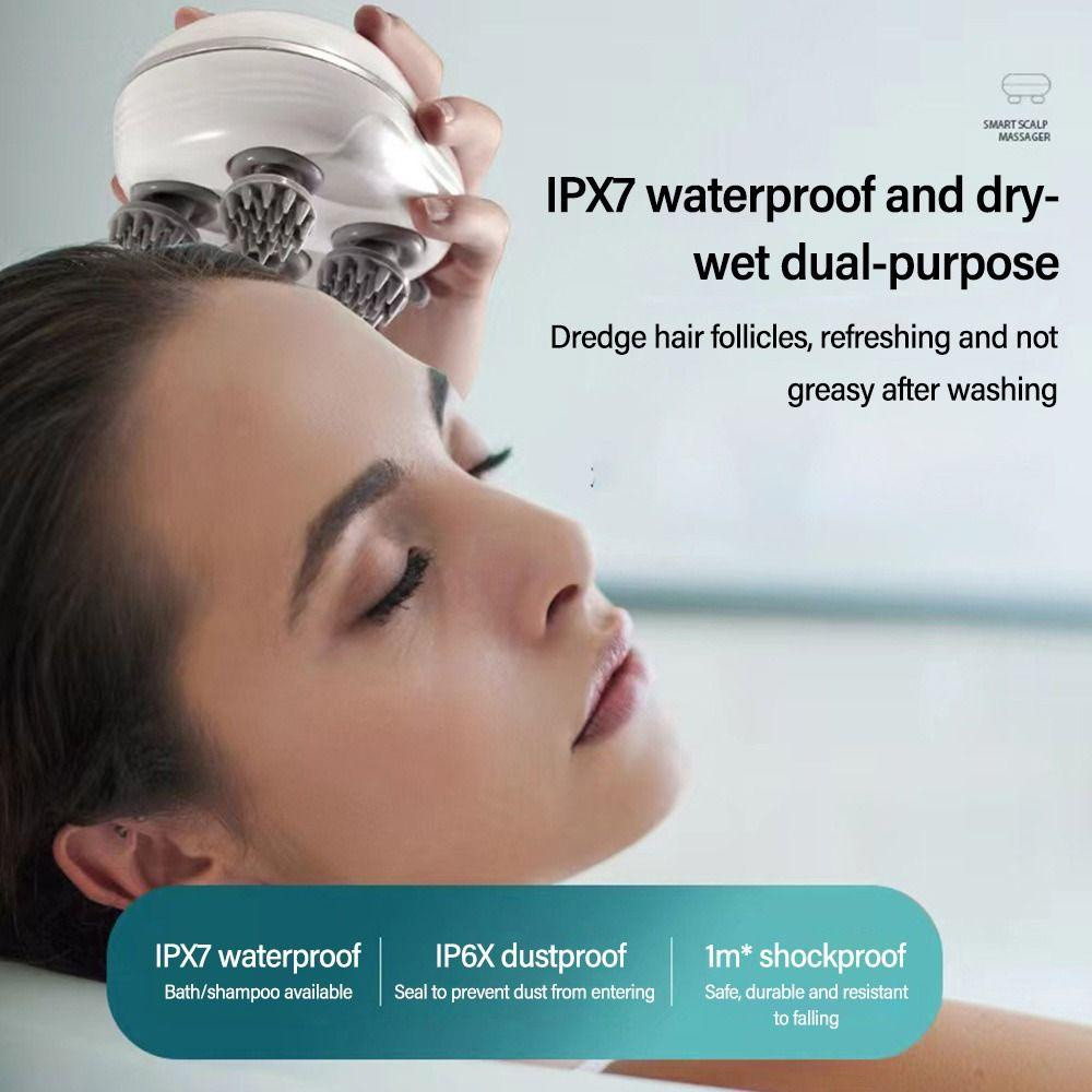 Head massage machine mesin urut badan elektrik scalp massager shoulder ...