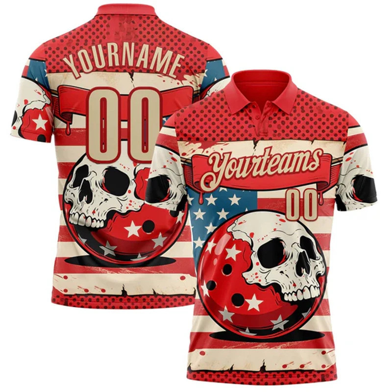 Cool 3D Funny Personalized Bowling Custom Darts Polo Shirt For Women ...