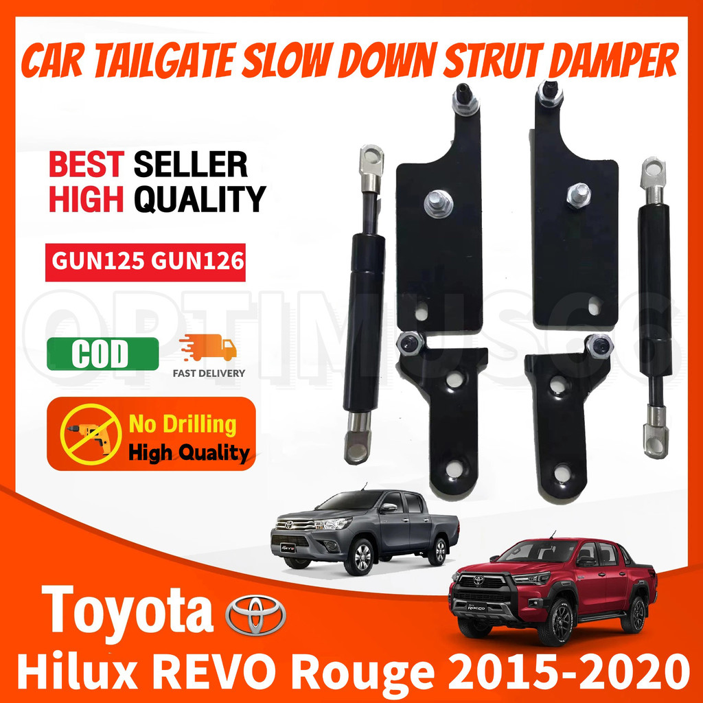 Toyota Hilux REVO Rouge 2015-2020 Rear Tailgate Board Door Slow Down ...