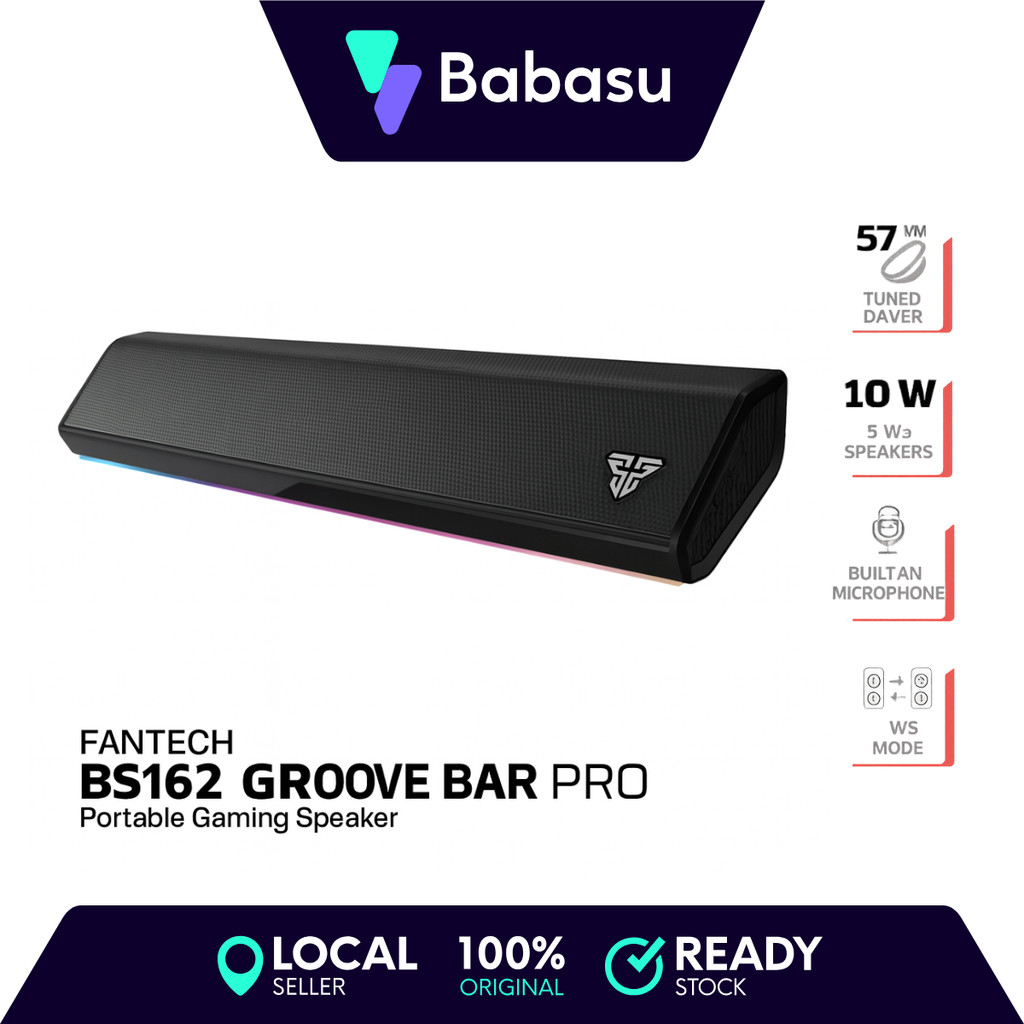 FANTECH BS162 Groove Bar Pro – Portable Gaming Speaker 10W Dual ...