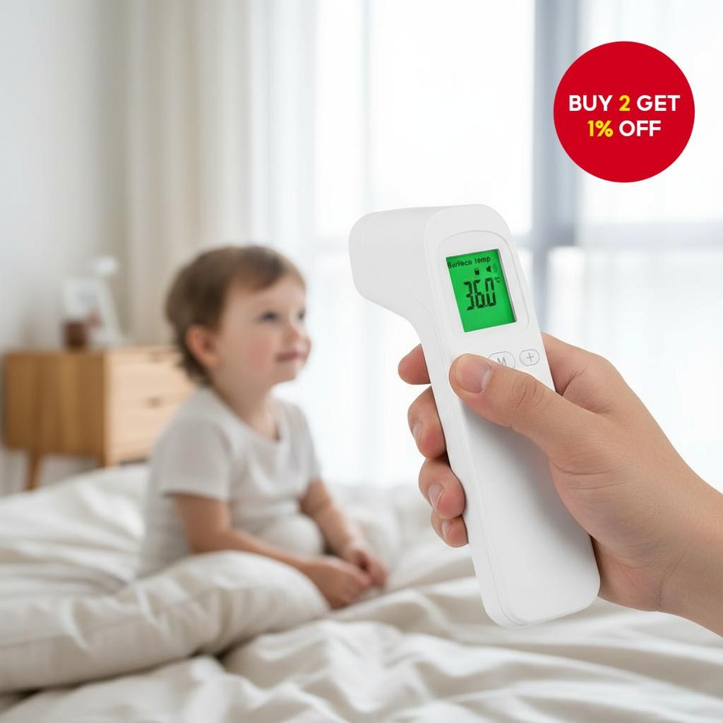 Digital Infrared Thermometer for Home and Medical Use - Non-Contact ...