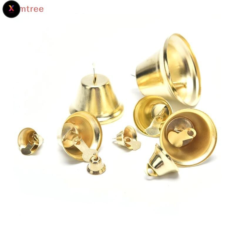 XS 10Pcs Small Jingle Bells Metal Bells Christmas Tree Party Decoration ...