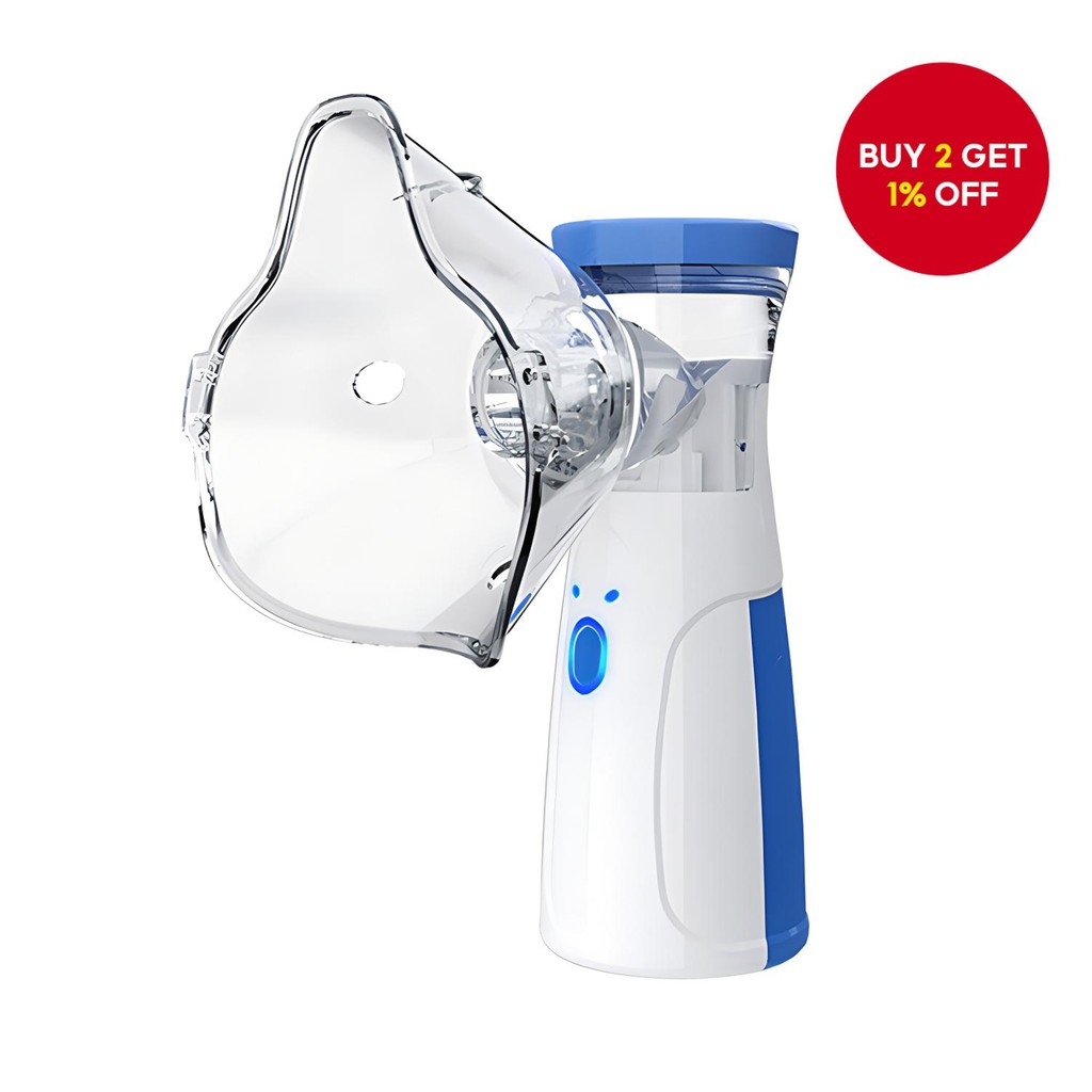 Portable Silent Mesh Nebulizer, Mini Inhaler for Asthma Relief ...
