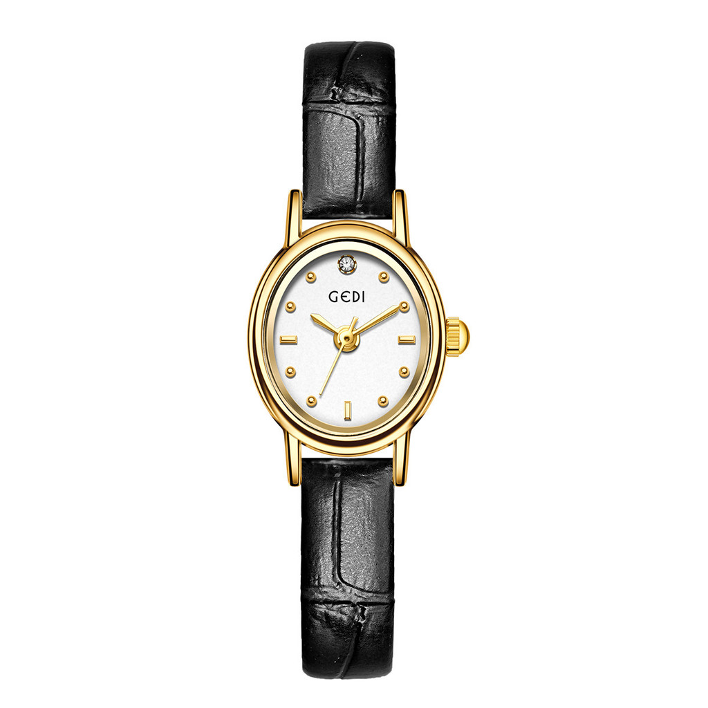 GEDI 13103 Fashion Retro Quartz Watch Belt Classy Ladies Watch (Free ...