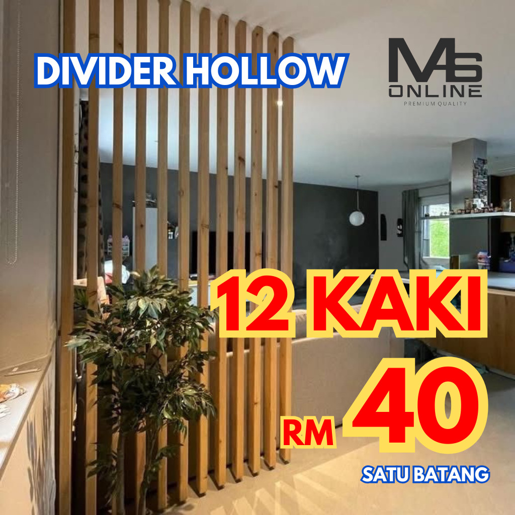 WPC Column Parition Divider Tube Divider Hollow Timber Tube Column 12ft ...