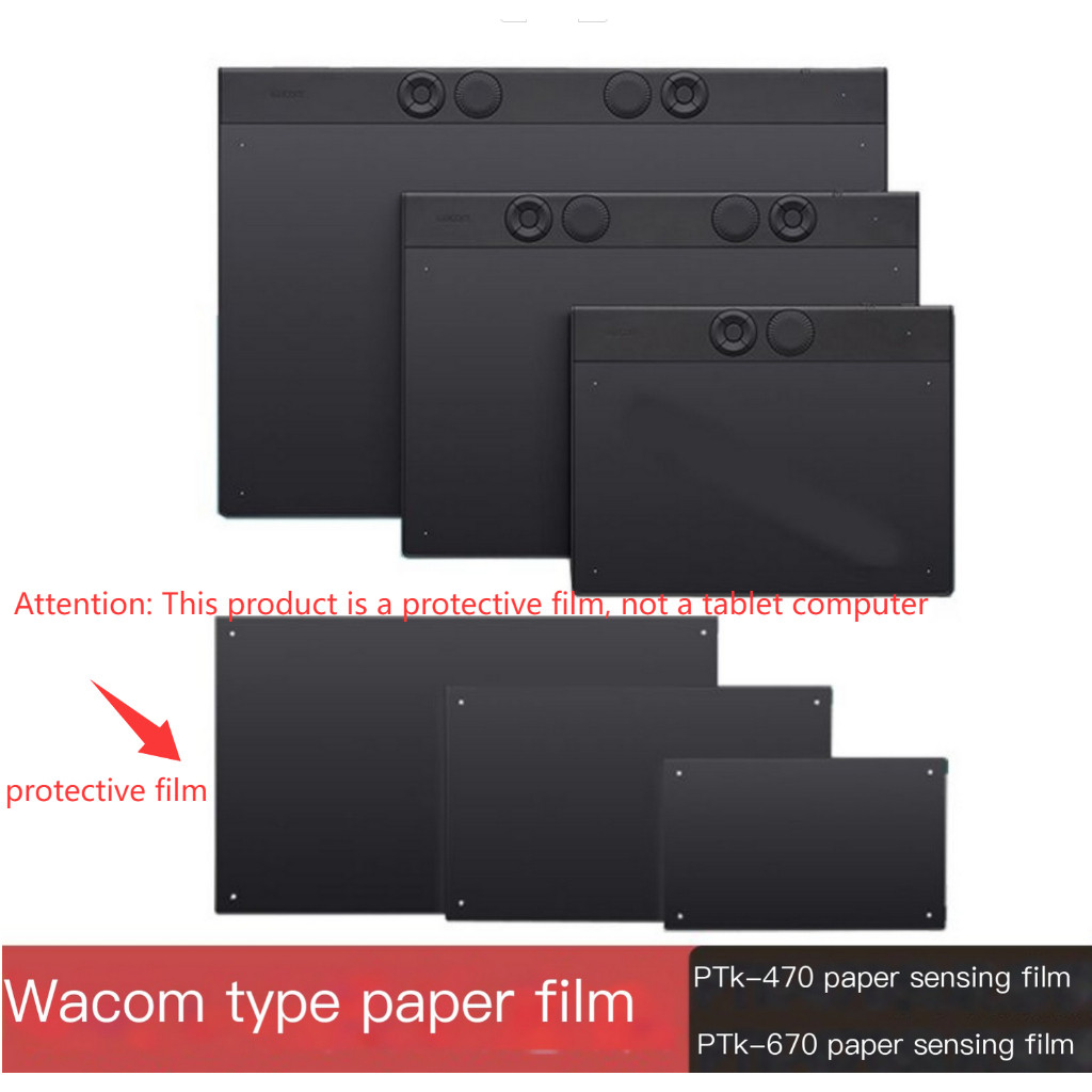 ((Free Refill) Wacom Intuos Pro Digital Tablet PTK670 Paper-like Film ...