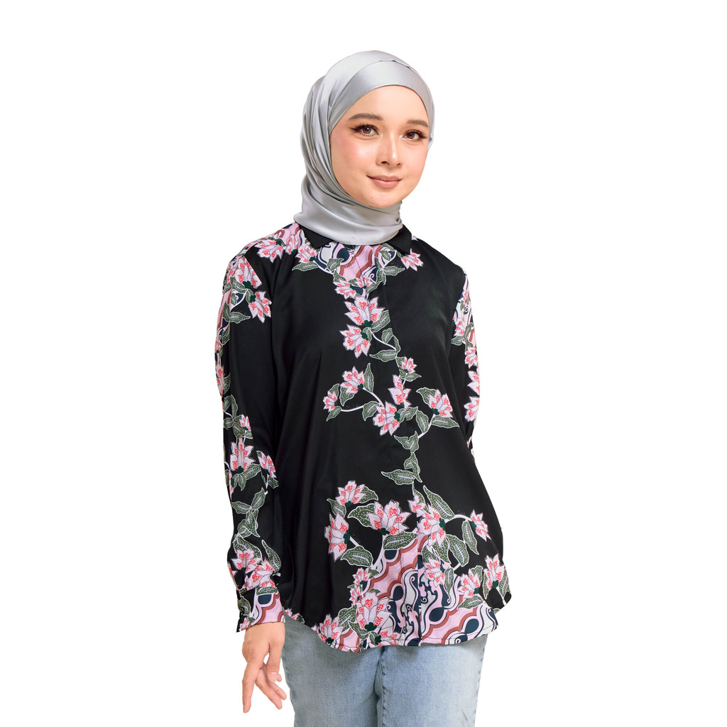 Rafeena Shirt - Black By Zefiks | Shopee Malaysia
