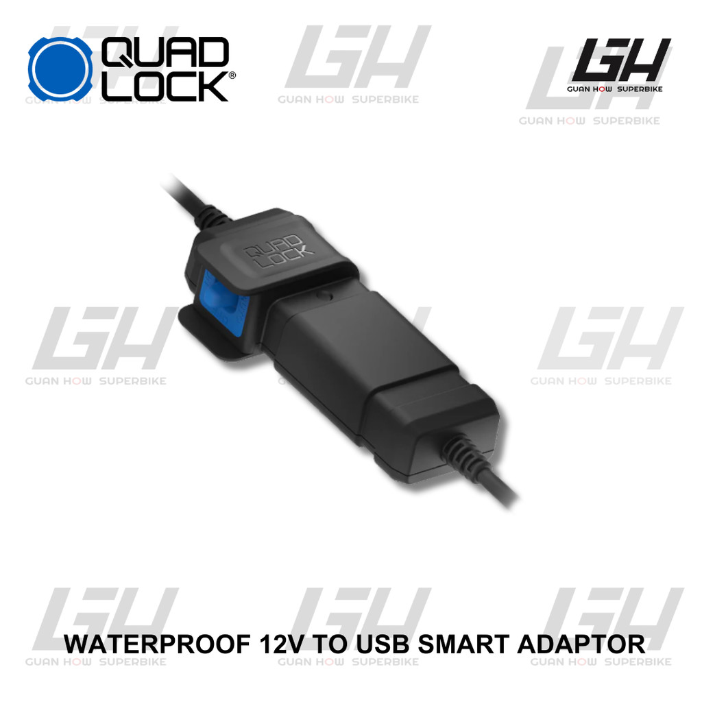 Quad Lock Waterproof 12V to USB Smart Adaptor | Shopee Malaysia