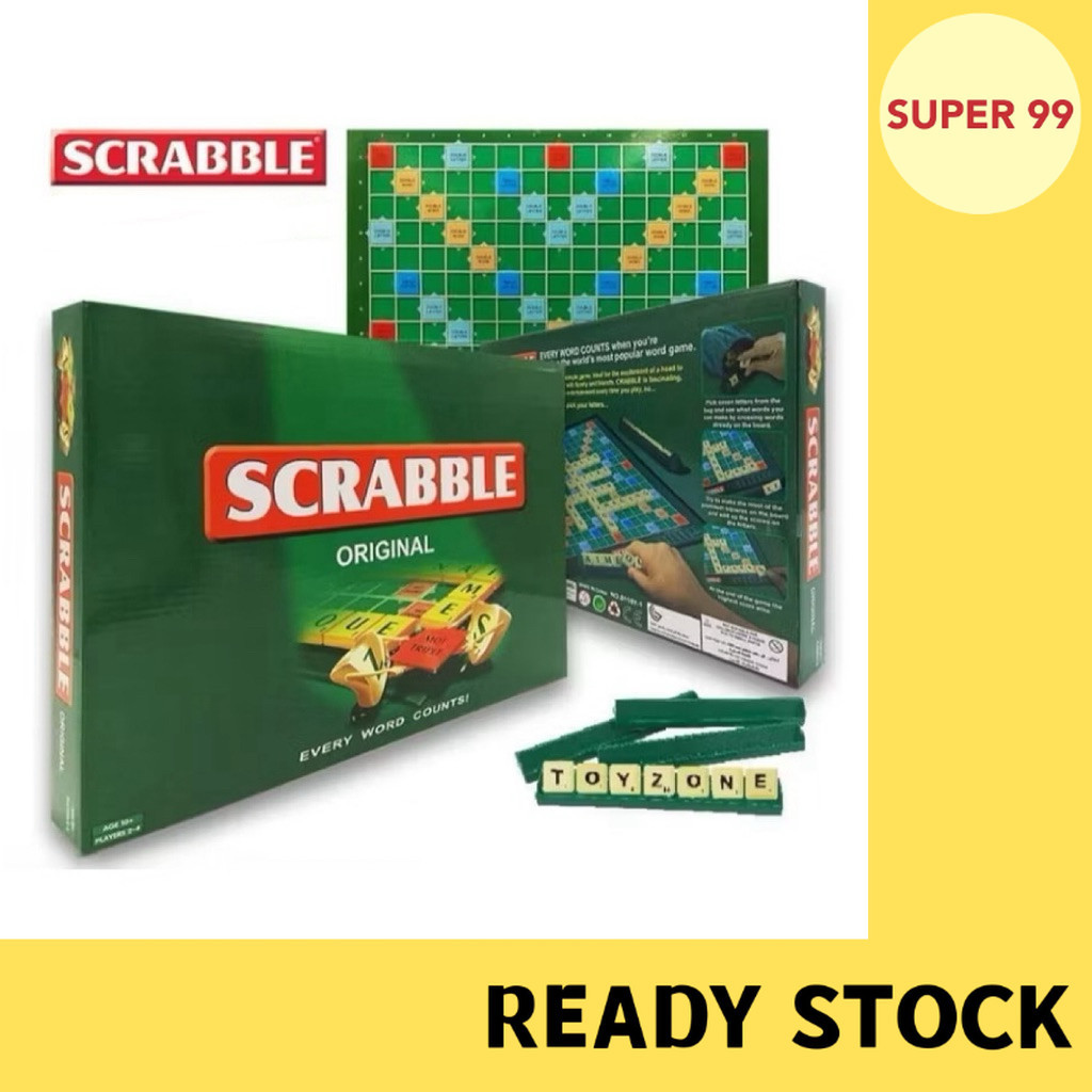 Foldable Scrabble Board Game Folding Travel Scrabble Compact Game ...