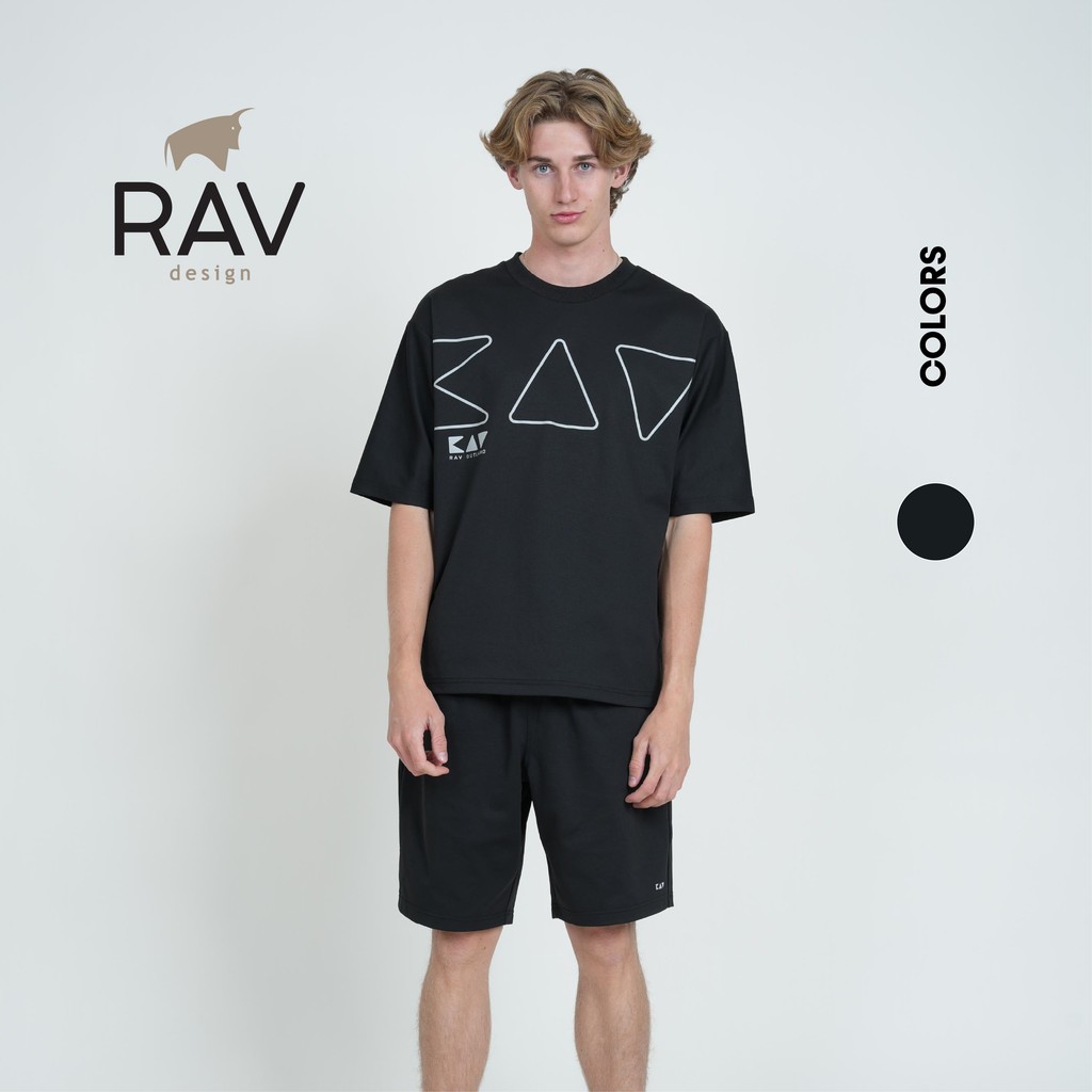 RAV Design Men's COTTON BLEND 2-Piece Set – Short Sleeve Shirt ...