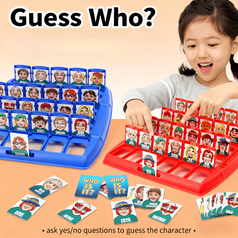 Guess Who Is It ? Kids Board Game Kids Guessing Classic Table Game ...