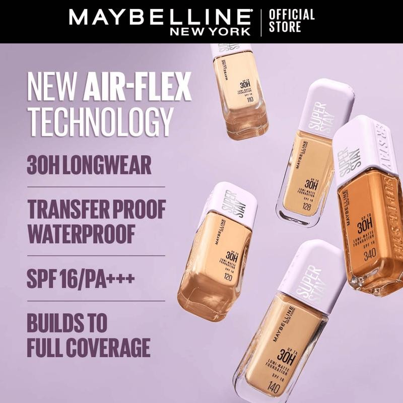 Maybelline Glow Duo: Super Stay Lumi Matte Foundation 30mL 30H Wear ...