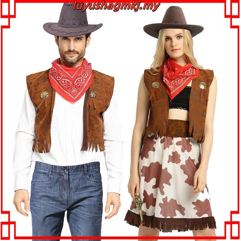Ruyi Halloween cos masquerade Dance Costume cowboy theme dress up ...