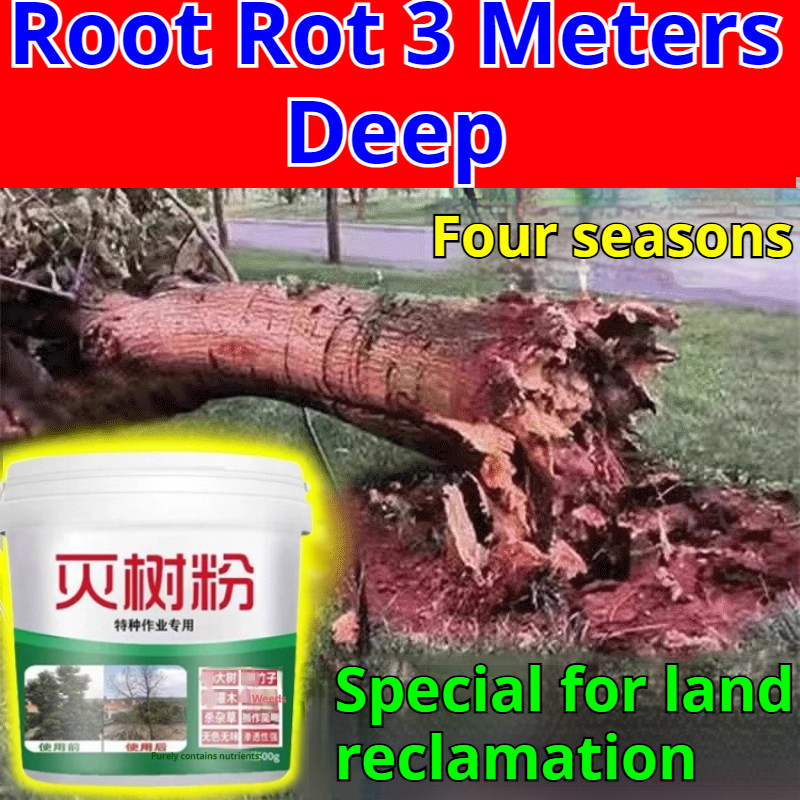 500G Strong Root Rot Powder, Big Tree Bamboo Weed Cleaning Powder,Dead ...