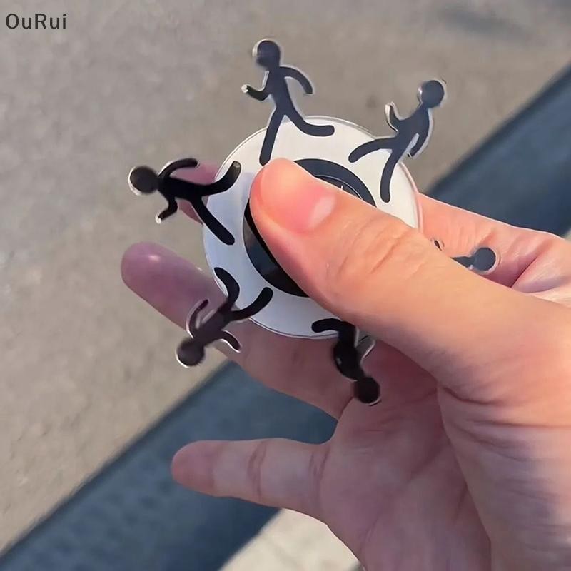 # OuRui # 1/2/3pcs Stick Man Finger Spinner Matchstick Man Running ...