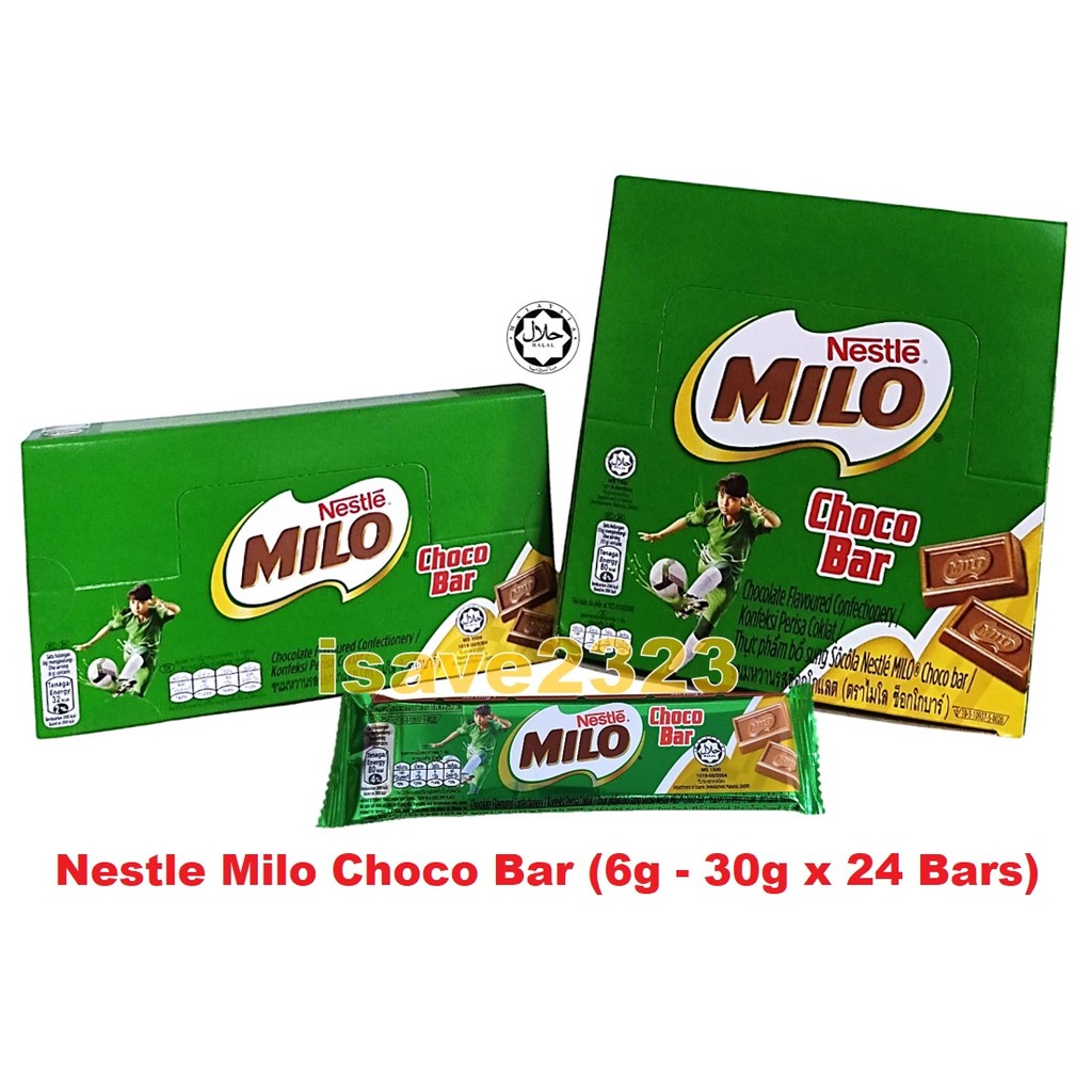 {BUY AT YOUR OWN RISK} [HALAL] Nestle Milo Choco Bar (6g - 30g x 24 ...
