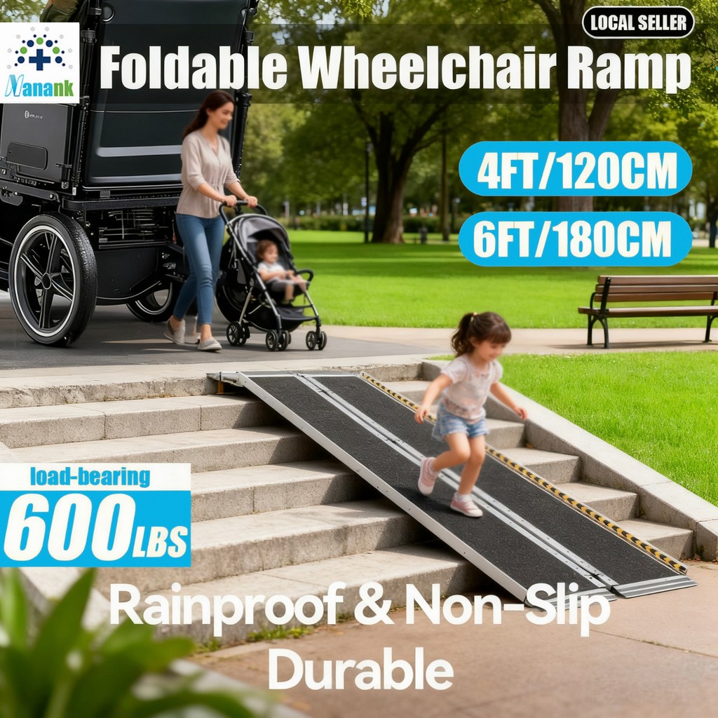 Ramp for Wheelchair, Ramp for Bike,Wheelchair Climb Up Stair,Bike Climb ...