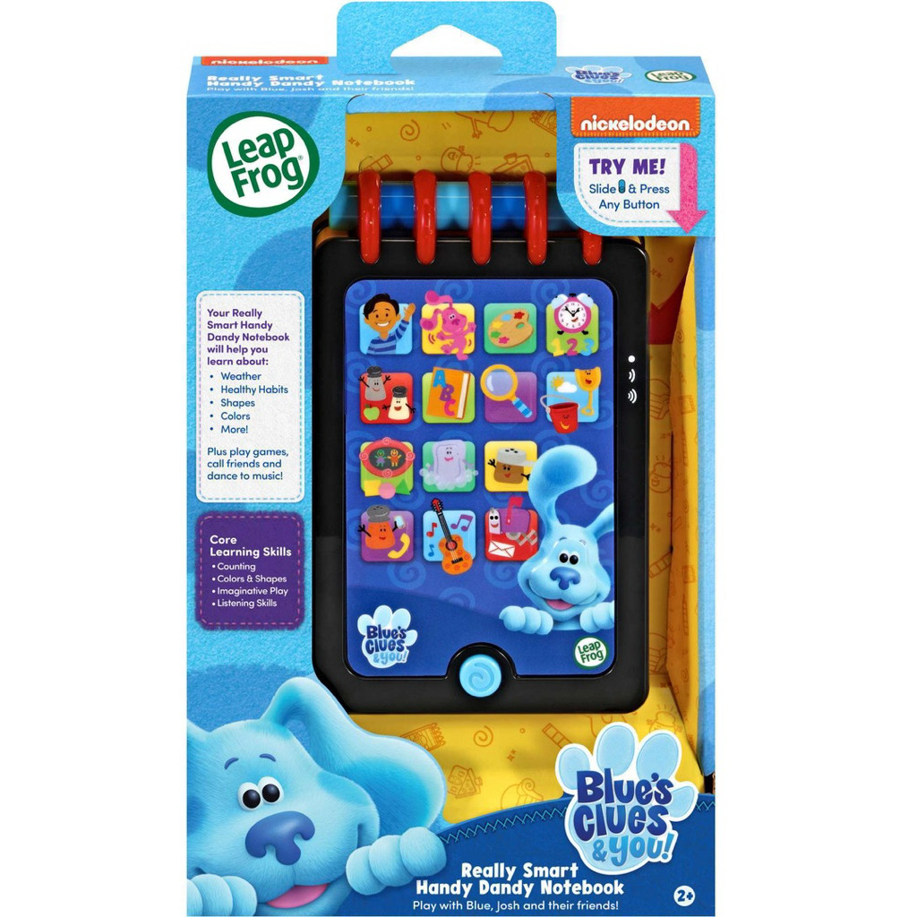 LeapFrog Blue’s Clues & You! Really Smart Handy Dandy Notebook ...