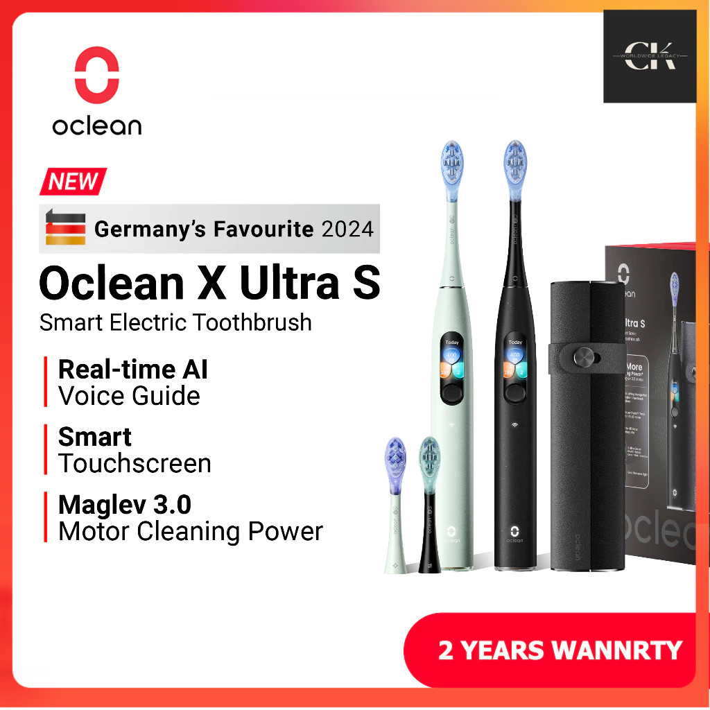 Oclean X Ultra S AI Voice WiFi Smart Electric Toothbrush with ...