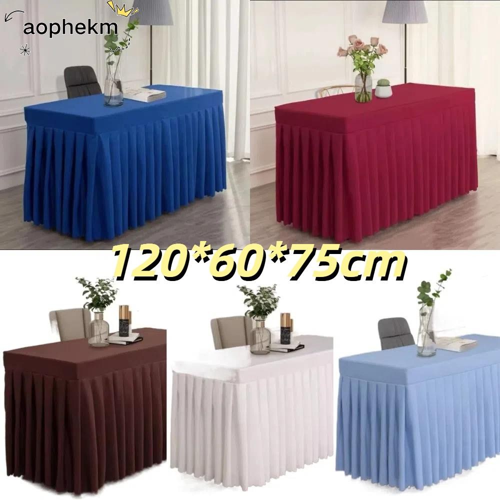 AOPHEKM Table Decorate Tablecloth, One-piece Rectangular Table Skirting ...