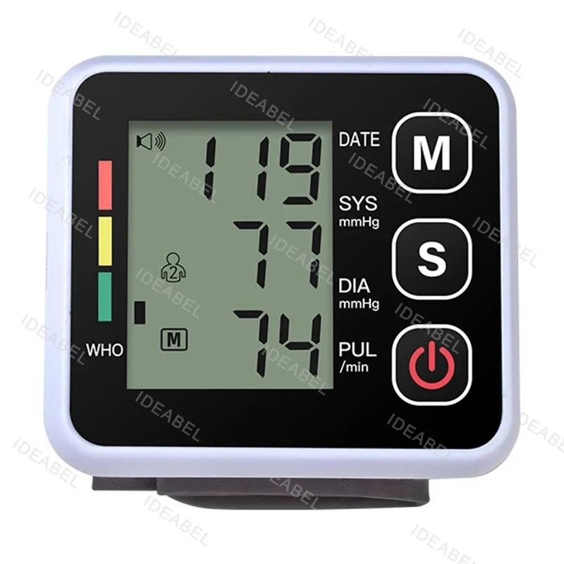 Tensiometer Wrist Cuff Manometer Sphygmomanometer BP Pulse Rate Meter ...