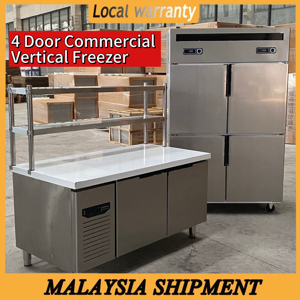 4 Door Chiller Freezer Kitchen Refrigerator Large Capacity Fresh ...